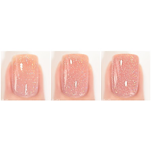 ILNP Sweet Pea - Seashell Pink Holographic Sheer Jelly Nail Polish