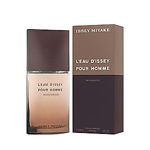Issey Miyake L'Eau D'Issey Wood & Wood Eau de Parfum Intense Spray for Men, 3.4 Ounce