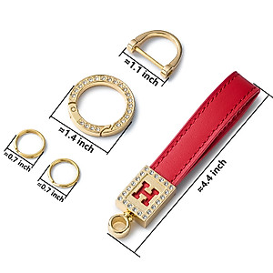 Ocezbiis for Jeep Key Fob Cover with Keychain,Soft TPU 360 Degree Protection Key Case for Cherokee Renegade Dodge Durango Charger Challenger Journey Chrysler Smart Key Shell Accessories