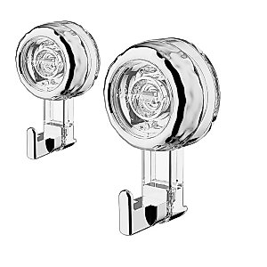 Zivdanfu 2PCS Suction Cup Hooks,Shower Wall Suction Cup Hangers Removable Reusable Window Glass Door Suction Holder for Bathroom Kitchen Decor，Easy to Install and Remove Waterproof Wall Hooks