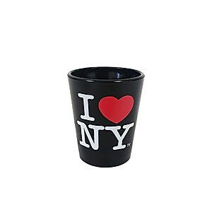 Torkia - Official Licensed I Love/Heart NY Shot Glass - 1.5oz (Black)