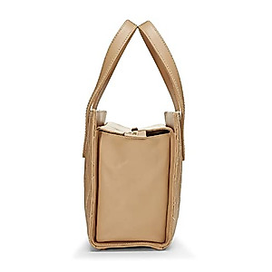 CHANEL, Pre-Loved Beige Calfskin Wild Stitch Tote, Beige