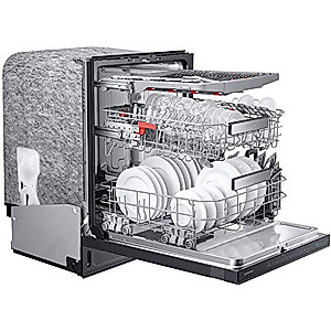 SAMSUNG DW80R9950UG Smart Linear Wash 39dBA Dishwasher in Black Stainless Steel