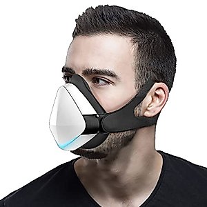 Belovedone Personal Wearable Air Purifiers Smart Electric Respirator Reusable Portable Rechargeable Purifier for Men Women (Deluxe Plus, White)