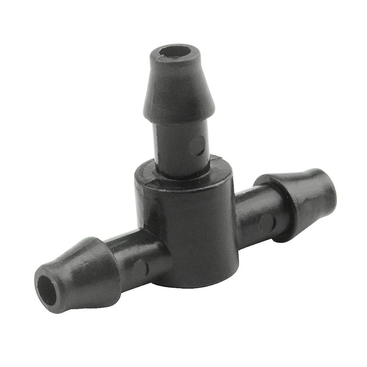 XINGYHENG 100pcs 8 Holes Button Drop Adjustable Flow Dripper with 40PCS Tee Connector Spray Dripped Integral Emitter Nozzle Sprinkler Irrigation System for Flower Garden