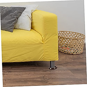 STOBOK 16 Pcs Chair Pad Professional Furniture Wheel Caster Cups Bed Stoppers to Prevent Sliding Square Furniture Caster Cups Rug Replaceable Furniture Coasters Non-Slip Furniture Pad