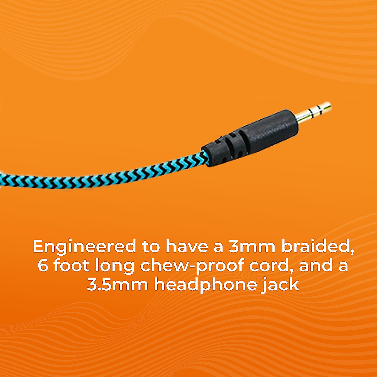 Gumdrop DropTech B1 Headset On-Ear Headphones for Kids w/Boom Mic, 3.5 mm Chew Proof Cord for K-12, Students & Classroom (Drop Tested, Comfortable, Lightweight, Rugged, Easy Cleaning) - Red