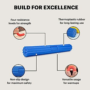 DMOOSE FITNESS Flex Bar (Red-Light)