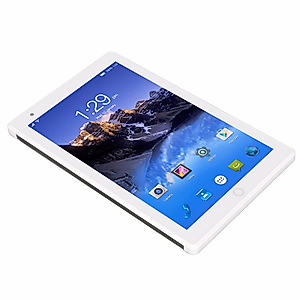 Naroote 8 Inch Tablet 4GB RAM 64GB ROM Maximum Support 128G TF Card 1920x1200 IPS Calling Tablet for Android 10.0 100‑240V Green (US Plug)