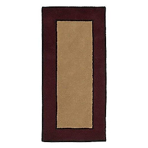 Minuteman International Contemporary II Berry Wool Hearth Rug, Rectangular