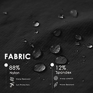 Willit Women's Skorts Golf Casual Skort Skirts UPF 50+ Quick Dry Zip Pockets Outdoor Hiking Black S