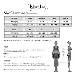 Hybrid & Company Womens Nylon Ponte Stretch Office Pencil Skirt Made below Knee KSK45002 1073T Black S