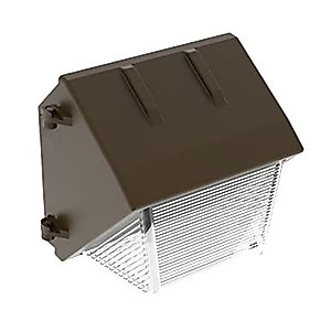 LED Wallpack Lights, 100~277V, 5000K, 30W, Outdoor Wall Pack Lighting, Sealed with High Grade Weatherproof Silicone Gasket, for Parking Areas, Driveways, Garages, Bronze