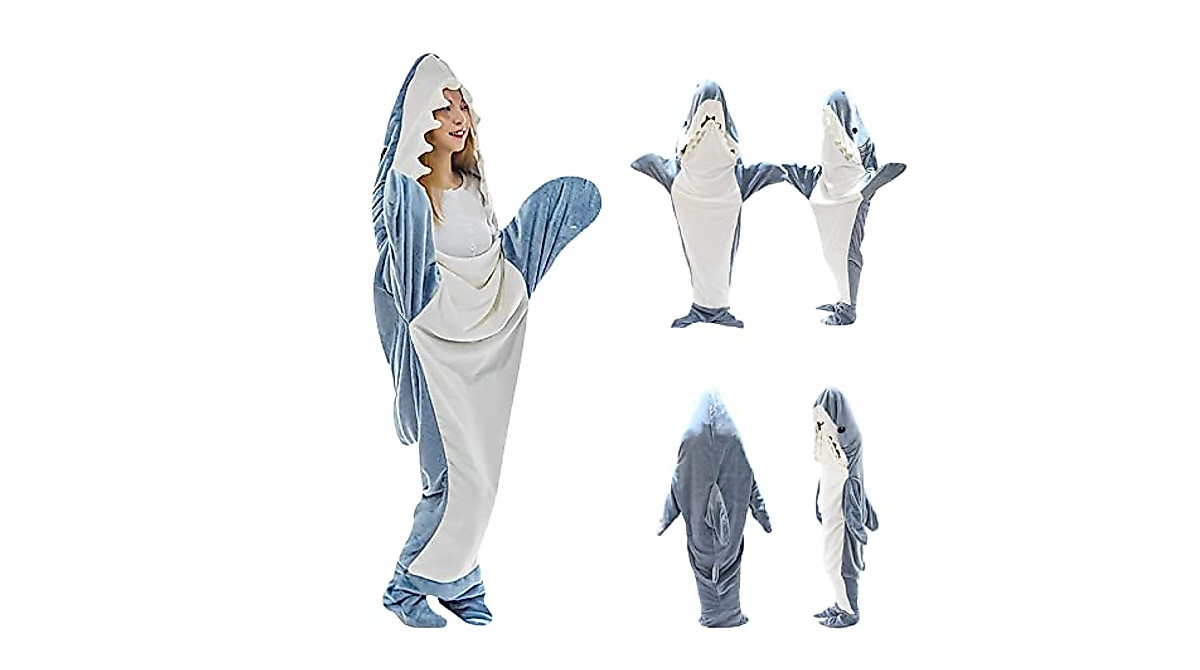 Comfy Shark Blanket Hoodie for Fun & Cozy Nights