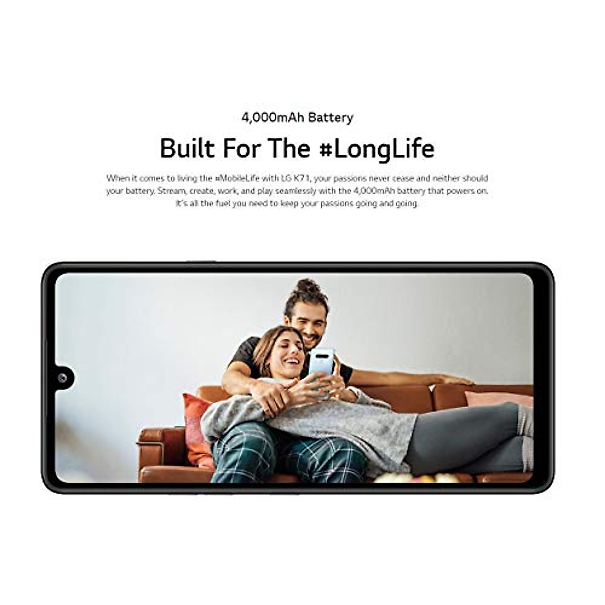 LG K71 Stylus (128GB,4GB) 6.8 inch FHD+,48MP Rear + 32MP Selfie,Dual SIM GSM Unlocked 4G LTE (T-Mobile,AT and T,Metro) Stylo 6 International Model LM-Q730 (Titan,Tone Free Bluetooth Bundle)