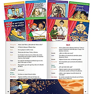 Teacher Created Materials - Reader's Theater (Spanish) - 8 Book Set - Grades 3-4 - Guided Reading Level K - Q