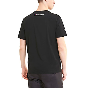 PUMA Men's Standard BMW M Motorsport Graphic Tee, Black 9.0, Small