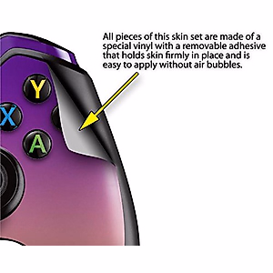 Smooth Fades Pink Purple - Holiday Bundle WraptorSkinz Decal Style Vinyl Skin Wrap compatible with XBOX One Original Console, Kinect and 2 Controllers (GAMING SYSTEM NOT INCLUDED)