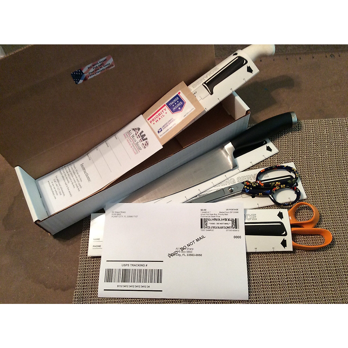 Knife Sharpening Service Kit