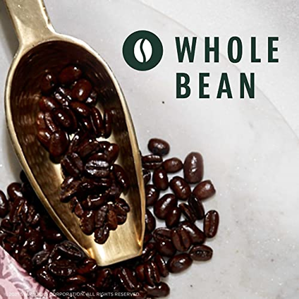 Starbucks Whole Bean Coffee—Dark Roast Coffee—Italian Roast—100% Arabica—6 bags (12 oz each)