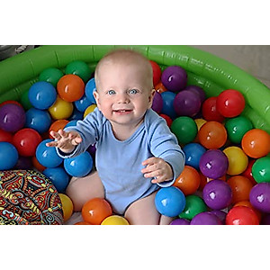 YUFER Soft Plastic Ball Pit Balls for Kids - 500pcs - Ideal for Baby & Toddler Ball Pits, Play Tents, Pool Water Toys, Parties, Photo Booth Props, and Decorations