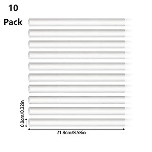 Cotton Filter Stick Replacement Wicks Part for Humidifier (10 Pack) (8.58'' * 0.32''D)