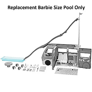 Replacement Parts for Barbie Doll Dream Camper Vehicle Playset - HCD46 - Replacement Barbie Size Pool
