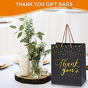 PAICUIKE 24 Pcs 8.3x3.15x5.9 Inch, 8 Colores Kraft Paper Gift Bag with Handles Bulk, Goodie Bags for Birthday Party Favor Bags & Rainbow Gift Bags & Gift Wrap Bags