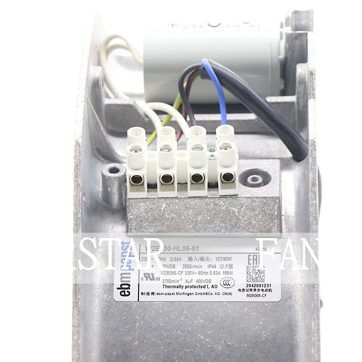 HRSTAR Original W2E250-HL06-01 Fan M2E068-CF AC 230V 127W 280X80MM Cooling Fan