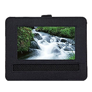 Portable Car DVD Player Headrest Mount Holder, 9-9.5inch Swivel and Flip Car DVD Holder Case Strap DVD Player Mount