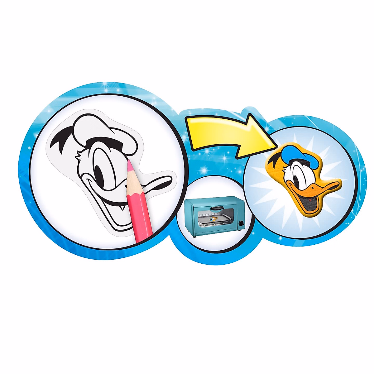 Shrinky Dinks Disney Classics Kit, 15 Pre-Printed Shrinky Dinks Sheets, Kids Toys for Ages 5 Up by Just Play