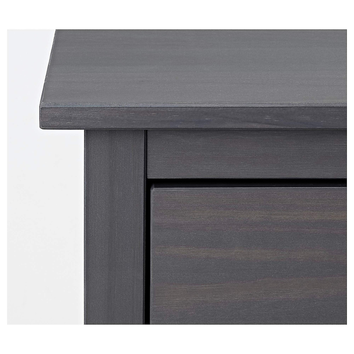 IKEA Hemnes 2-Drawer Chest, Gray Dark Gray Stained