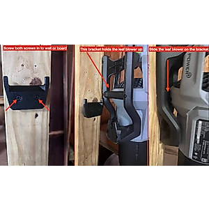 Burd - EGO Power+ 650 or 615 CFM Blower Wall Mount/Mounting Bracket, Black