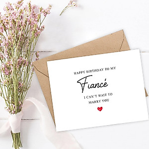 Arezzaa Fiance Birthday Card - Happy Birthday To My Fiance - Birthday Card Fiance - Future Husband Birthday Card, 5 x 7 inches