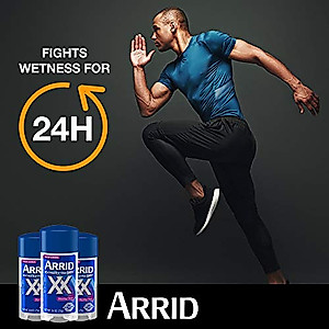 Arrid XX Extra Extra Dry Clear Gel Antiperspirant Deodorant, Morning Clean , 2.6 Oz, Pack of 6