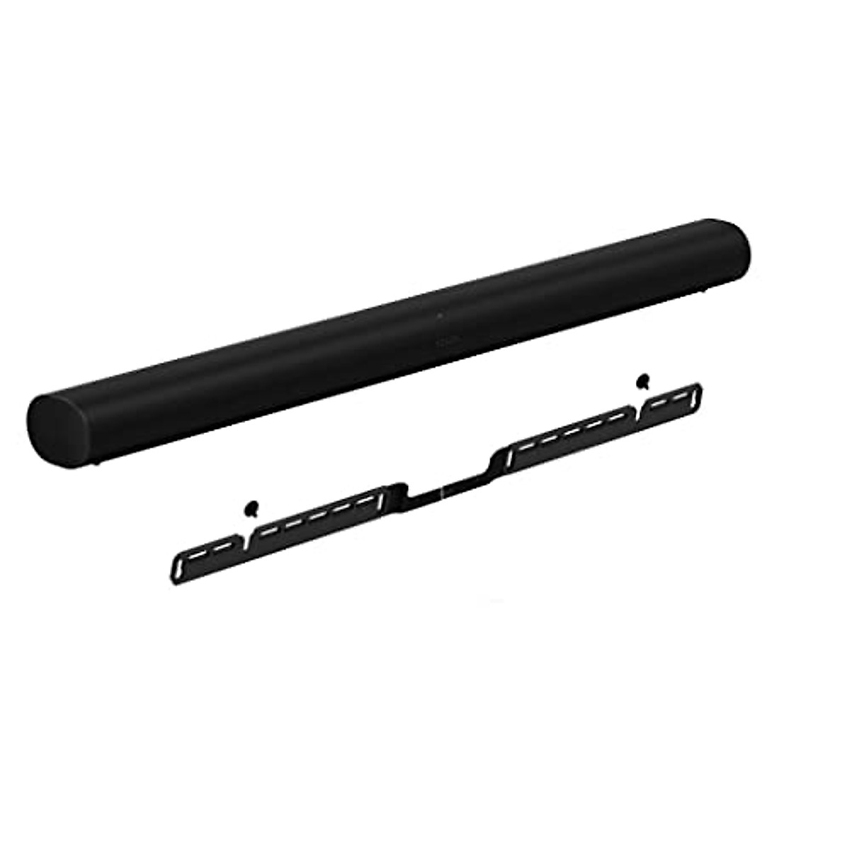 Mount Plus MP-SB66W_1 Wall Mount Bracket Kit for Sonos Arc Sound Bar | ONLY Install Sonos Arc Soundbar Bar on Wall Under TV | Black Color