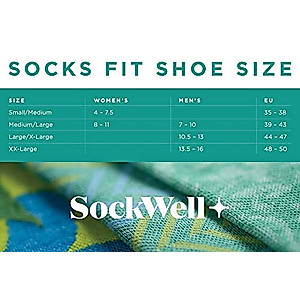 Sockwell Women's Heart Throb Moderate Graduated Compression Sock, Violet - M/L