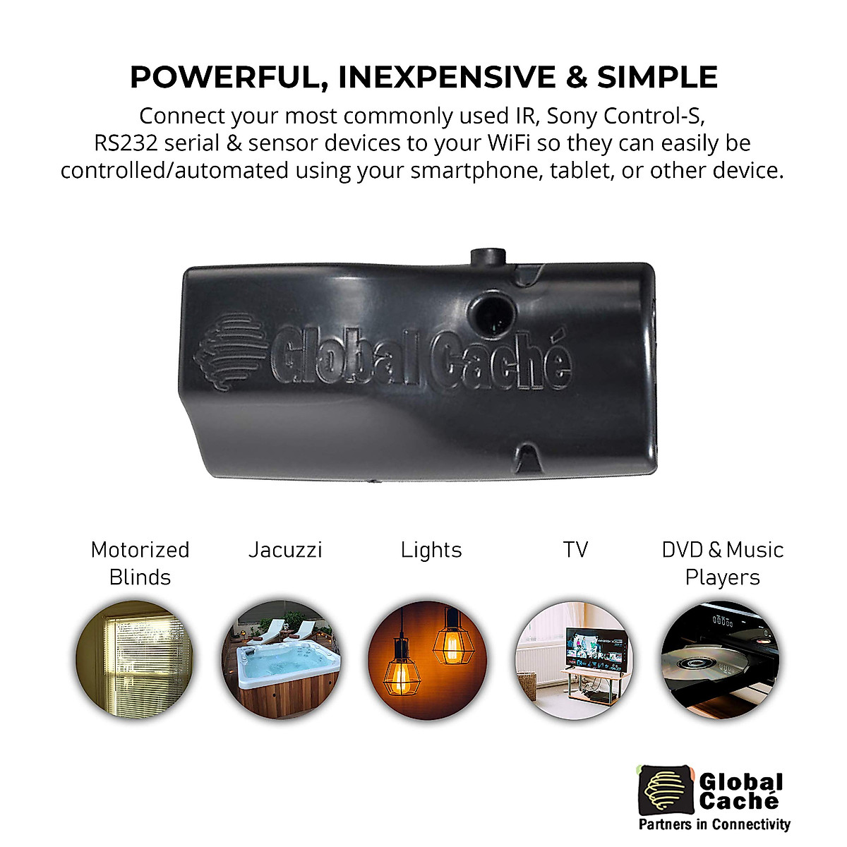 Global Caché Flex-IP iTach Flex IP Module - Connects Smarts Sensors to a Wired Ethernet via RJ45 Connector