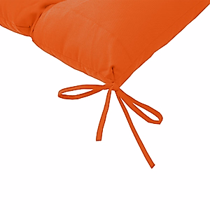 QILLOWAY Indoor/Outdoor Bench Cushion,51-Inches (Orange)