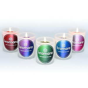 Kromara Color Changing Candles - Votive Candles Scented - Aromatherapy Candle Gift Set - Luxury Candles 5pk