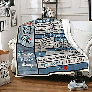 Girlfriend Gifts,Gifts for Girlfriend Blanket,to My Girlfriend Blanket Birthday Gifts for Her,Anniversary Valentine Girlfriend Gifts from Boyfriend 60"X 50" Girlfriend Graduation Gift