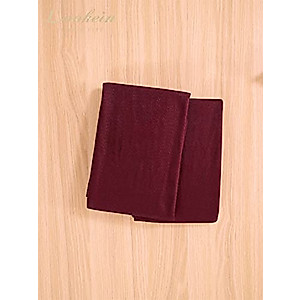 Lookein Chiffon Runner Arch Decorations for Wedding Ceremony Arch Drapping Fabric for Wedding Swags, 2 Panels 30" Wide 6 Yards Long, Burgunday