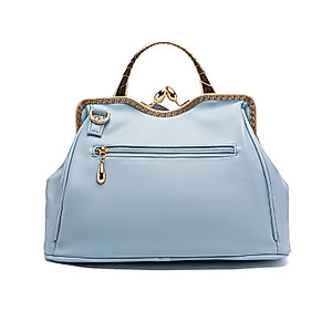 SUNROLAN Women's Evening Clutches Handbags Formal Party Wallets Wedding Purses Wristlets Ethnic Totes Satchel (9156 Blue)