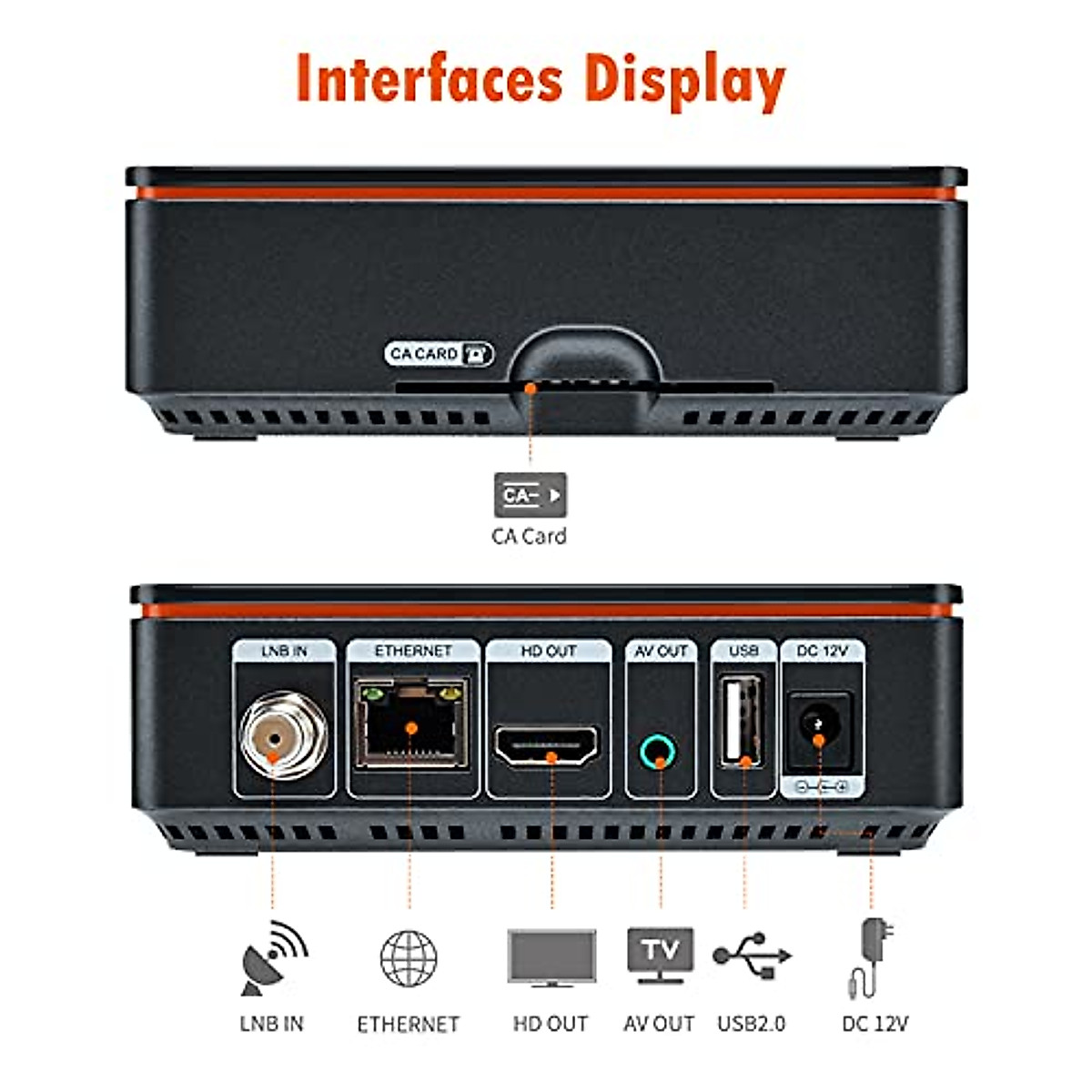 GT MEDIA V9 Prime Digital Satellite Receiver H.265 FTA Free to Air DVB-S/S2/S2X 10bit HEVC Built-in 2.4G WiFi Support CA Card, Biss Auto Roll.