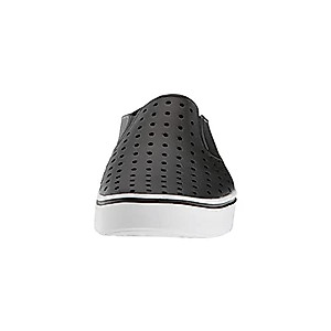 Native Shoes, Miles, Adult Shoe, Jiffy Black/Shell White, 10 M US Women/8 M US Men