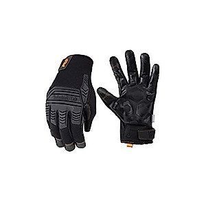 Timberland PRO Men's Work Glove with PU Palm, Black, Medium