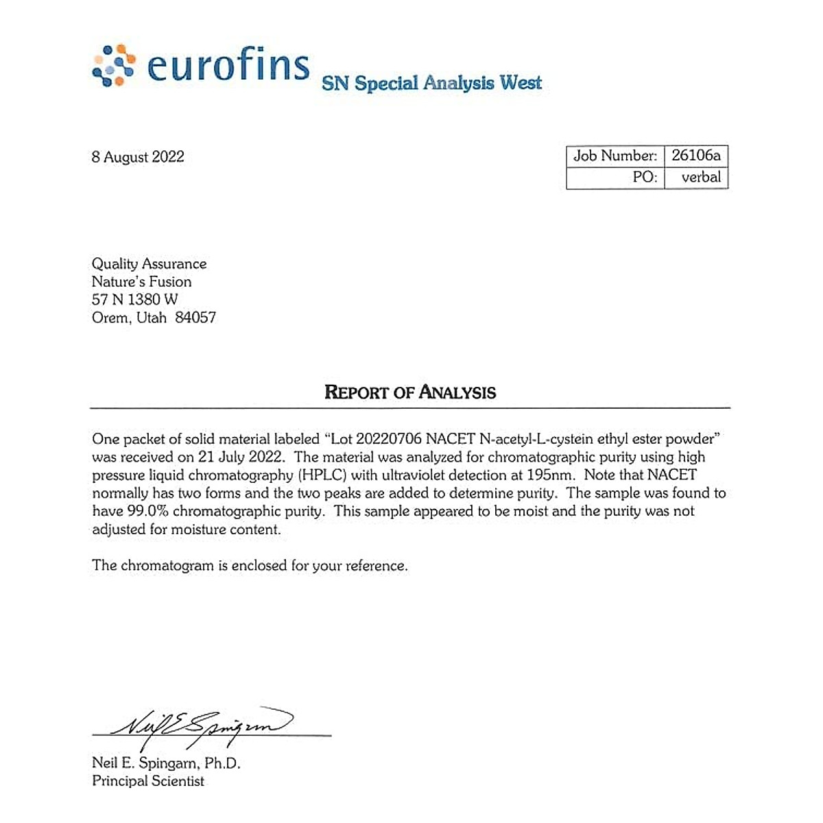 Nature's Fusions Neuro NAC Supplement N-Acetyl Cysteine Ethyl Ester - More Bioavailable Than NAC 600 mg - Boost Glutathione 10x More Than Liposomal Glutathione - 60 Capsules