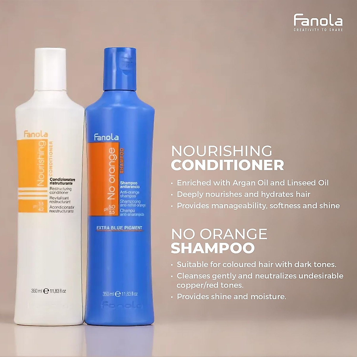 Fanola No Orange and Conditioner Package (350 ml)