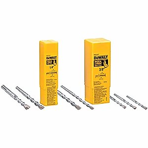 DeWalt DW5427B25 DeWalt 3/8" x 4" x 6" Rock Carbide™ SDS+ Hammer Bit (Bulk 25)