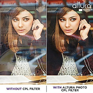 Altura Photo 95MM Lens Filter Kit - Includes 95MM ND Filter, 95MM Polarizer Filter, 95MM UV Filter - UV, CPL Polarizing Filter, Neutral Density for Camera Lens with 95MM Filters + Lens Filter Case